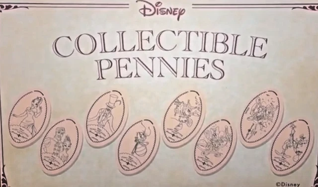 DISNEY PRESSED PENNIES 8 Penny Set Port Orleans French Quarter Princess ...