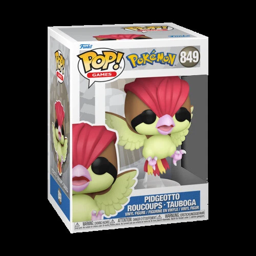 MERCHANDISING POKEMON: FUNKO Pop! Games - Pidgeotto (Vinyl Figure 849 ...