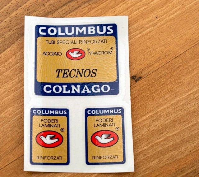 COLUMBUS COLNAGO TECNOS decal set sticker adesivi autocollant ステッ EUR ...