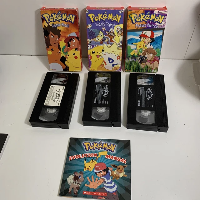 POKEMON VHS LOT Thunder Shock Totally Togepi Picture Perfect ...