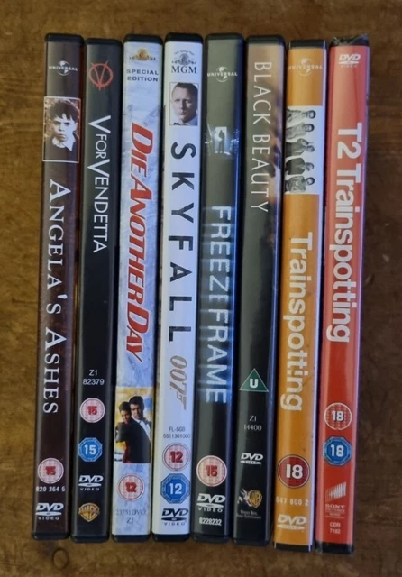 BRITISH ACTION & Drama Film DVD Bundle X8 Movies Mix Of New & Used ...