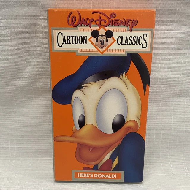 VHS WALT DISNEY Cartoon Classics - V. 2 - Heres Donald (VHS, 1991) EUR ...