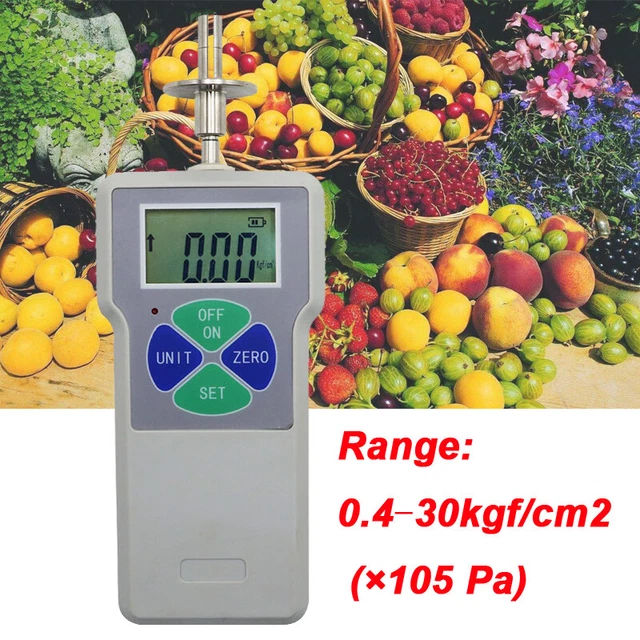 DIGITAL FRUIT SCLEROMETER Fruit Penetrometer Hardness Tester ...