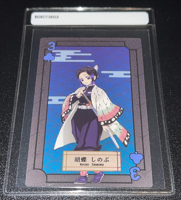SHINOBU KOCHO KIMETSU No Yaiba Three Of Clubs Demonslayer Playing Card ...