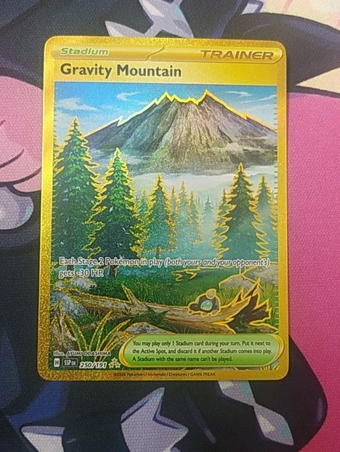 GRAVITY MOUNTAIN 250/191 Pokemon TCG Surging Sparks Hyper Rare English ...