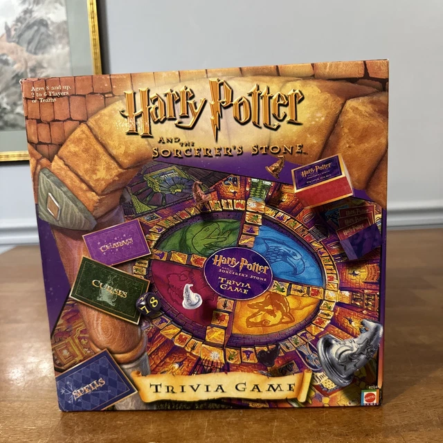 HARRY POTTER AND the Sorcerer's Stone Trivia Board Game Mattel 2000 £10 ...