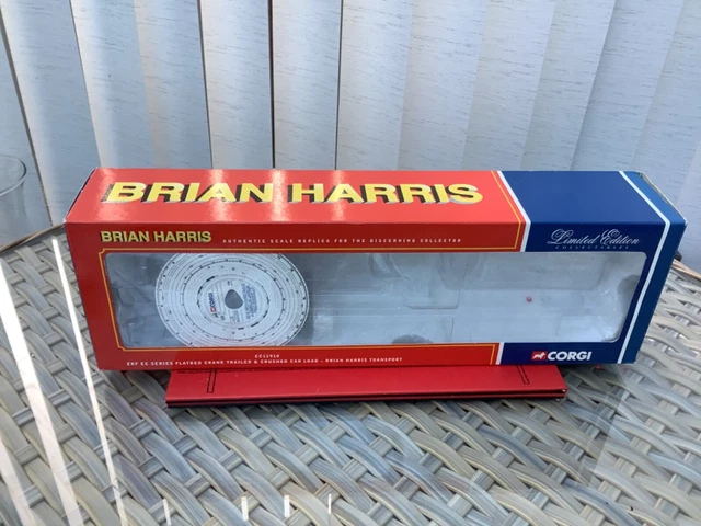 CORGI MODEL TRUCK 1:50 scale - EMPTY BOX ONLY, BRIAN HARRIS ERF FLATBED ...