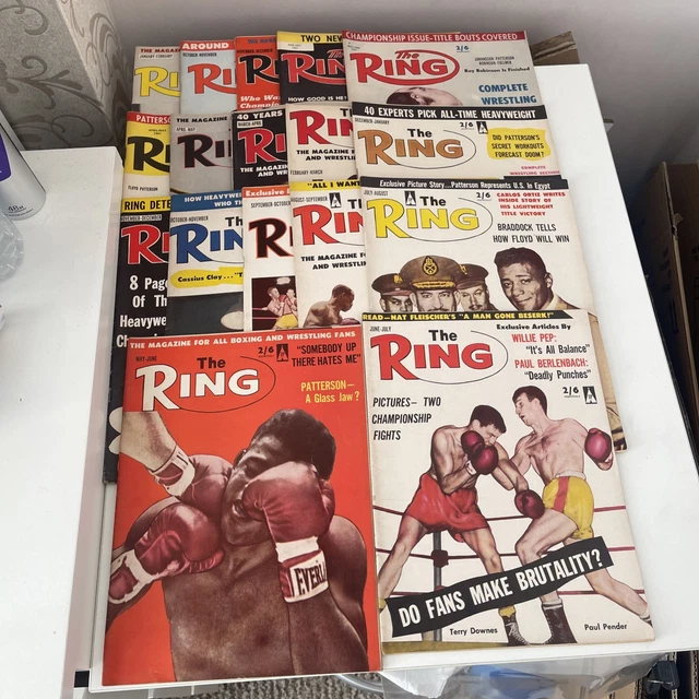 VINTAGE THE RING Boxing Magazine Bundle 1960s Rare £30.00 - PicClick UK