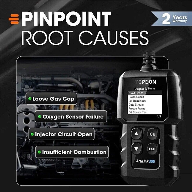 FORD RANGER AUTO Diagnosecode Leser Fehler zurücksetzen OBD2 Scanner ...