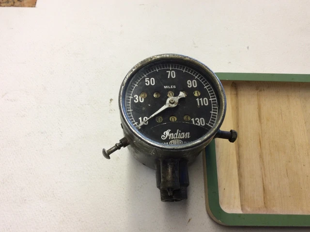 ORIGINAL HARLEY INDIAN Henderson Corbin Speedometer Chief JD JDH VL VLH ...