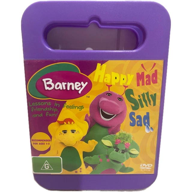 BARNEY-HAPPY MAD SILLY Sad (DVD, 1992) Reg 4 Fast Post $9.80 - PicClick AU