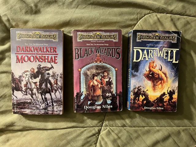 FORGOTTEN REALMS DUNGEONS & Dragons The Moonshae Trilogy Lot Set ...
