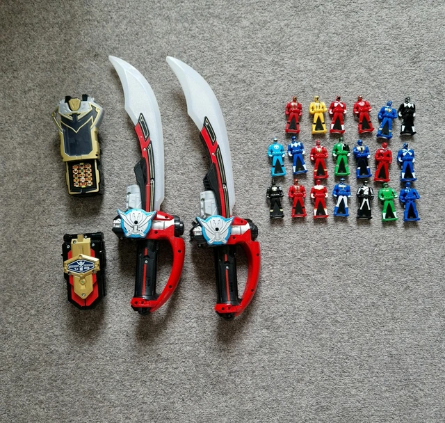 POWER RANGERS SUPER Megaforce Legendary Morpher X 2, Swords X 2, 20 x ...