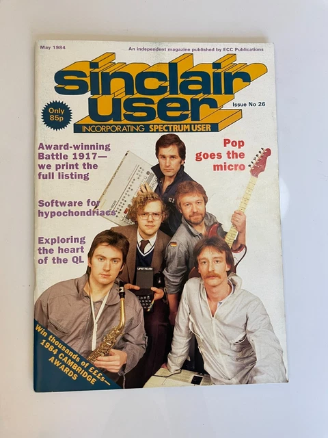 SINCLAIR USER MAGAZINE May 1984, Issue No 26, Very Good Condition $6.59 ...