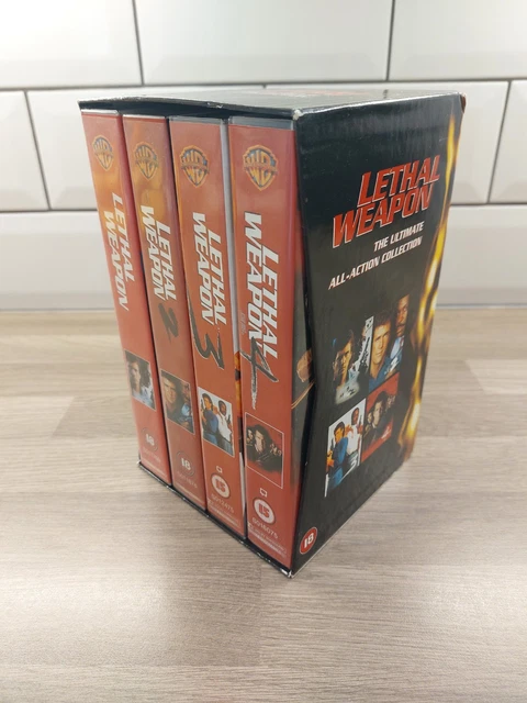 LETHAL WEAPON ULTIMATE Collection Box Set, VHS, UK Pal, Part Sealed £19 ...