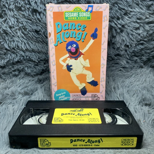 SESAME STREET: DANCE Along Grover VHS 1990 Random House Video Classic ...