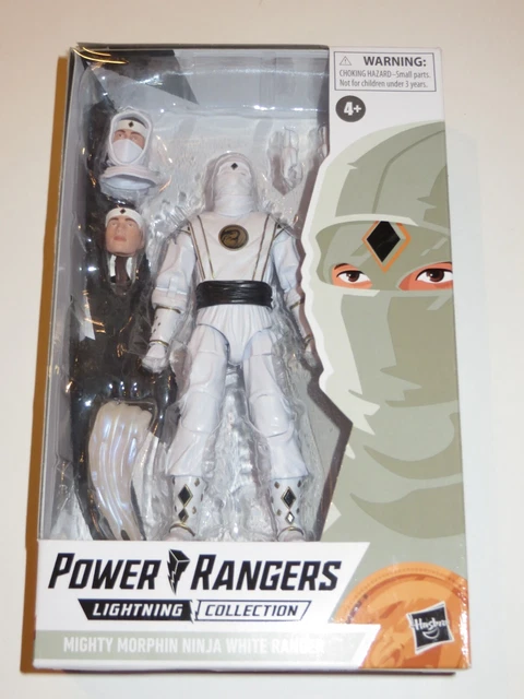 POWER RANGERS WHITE NINJA RANGER LIGHTNING COLLECTION Tommy MMPR Mighty ...