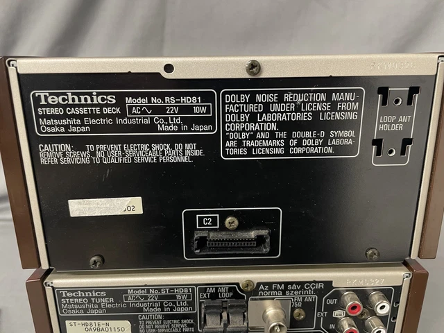 TECHNICS SE-HD81 STEREO Amplifier ST-HD81 Tuner RS-HD81 Cassette Deck £ ...