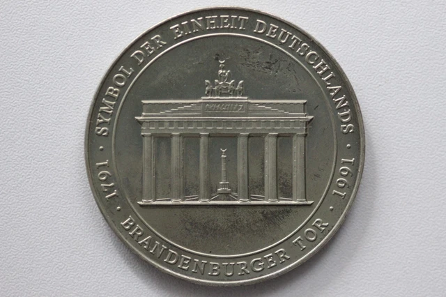 MEDAILLE BRANDENBURGER TOR 1791-1991 Symbol der Einheit Deutschlands 24 ...