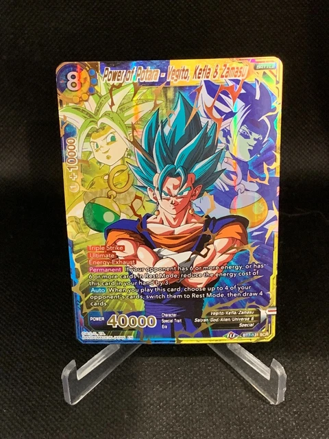 DRAGON BALL SUPER Power of Potara - Vegito, Kefla & Zamasu BT7-131 EUR ...