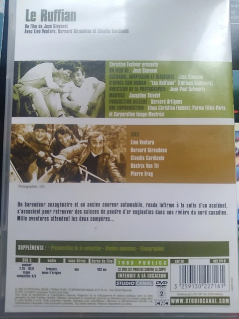 LE RUFFIAN / FILM JOSE GIOVANNI de 1983 / DVD EUR 7,00 - PicClick FR