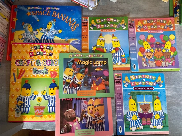 7X VINTAGE BANANAS in Pyjamas Classic Collectable Kids Color Books EUR ...