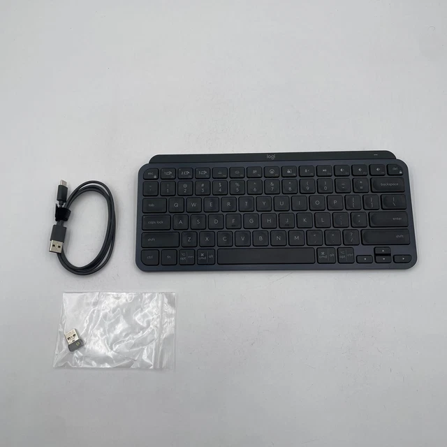 LOGITECH MX KEYS Mini Minimalist Wireless Illuminated Keyboard - Black ...