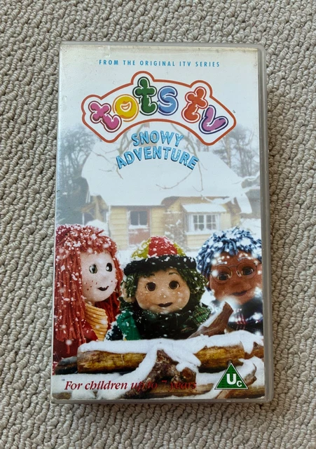 TOTS TV SNOWY Adventure VHS Tape, Good Condition, ITV Children's Show ...