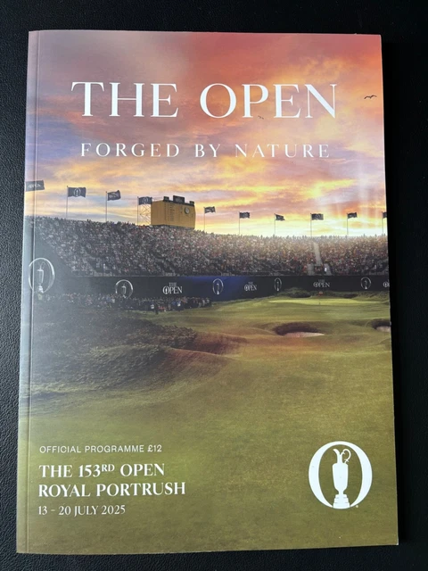 THE 153RD OPEN, Royal Portrush, 2025 - Official Programme £21.47 ...