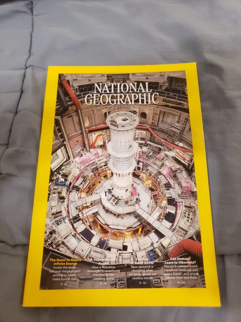 NATIONAL GEOGRAPHIC MAGAZINE (November 2025) Quest to Unlock Infinite ...