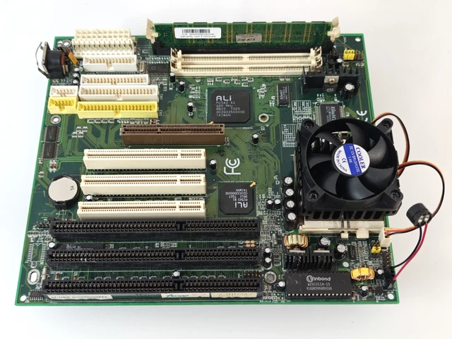 SUPER SOCKET 7 AT ACORP 5ALI61 ALi ALADDiN V AGP 128 MB + AMD K6-2 450 ...