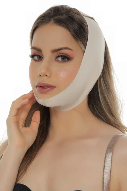 POST SURGERY COMPRESSION Face Wrap Mentonera Postquirurgica Facial Chin ...