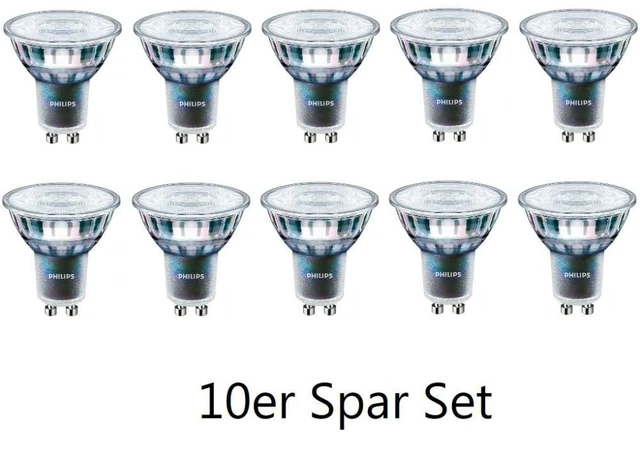 10 X Philips Master Ledspot Expertcolor 5 5 50w Gu10 Ra97 3000k 36