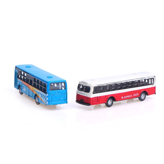 1：150 METAL MINIATURE Model Bus For Garden /Railway/Railroad/Train ...