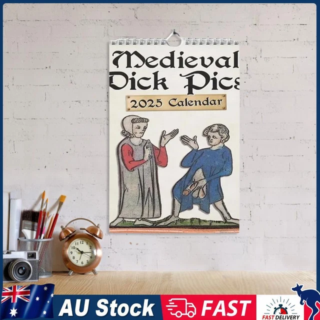 MEDIEVAL PICS 2025 Calendar Funny Medieval Pics Calendar Funny Wall Art ...