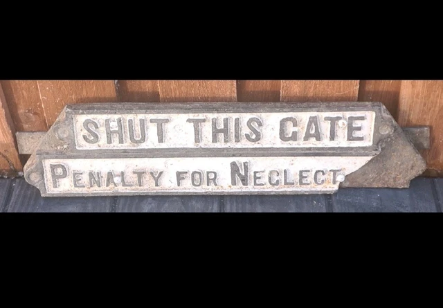Cast Iron Railway Signs FOR SALE! - PicClick UK