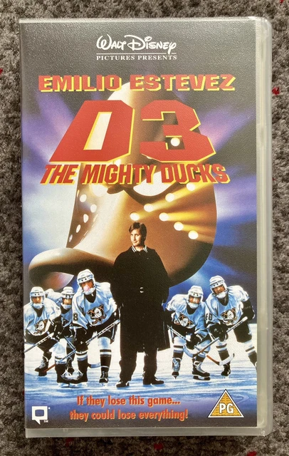 VINTAGE WALT DISNEY VHS - The Mighty Ducks D3 - Emilio Estevez £3.99 ...