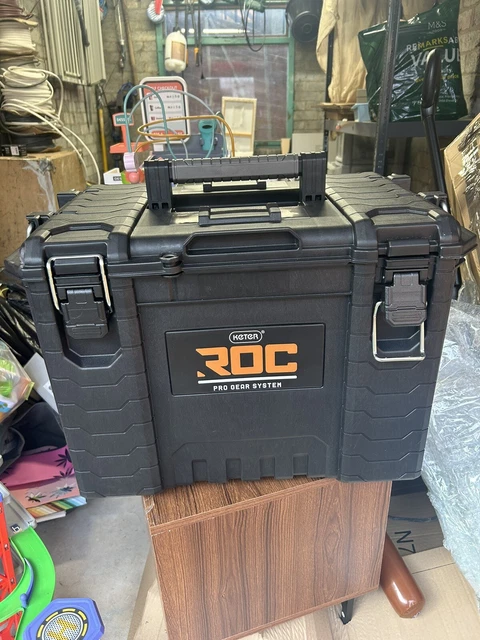 KETER ROC PRO Gear 2.0 System with Cart, Toolbox, Power Tool Case ...