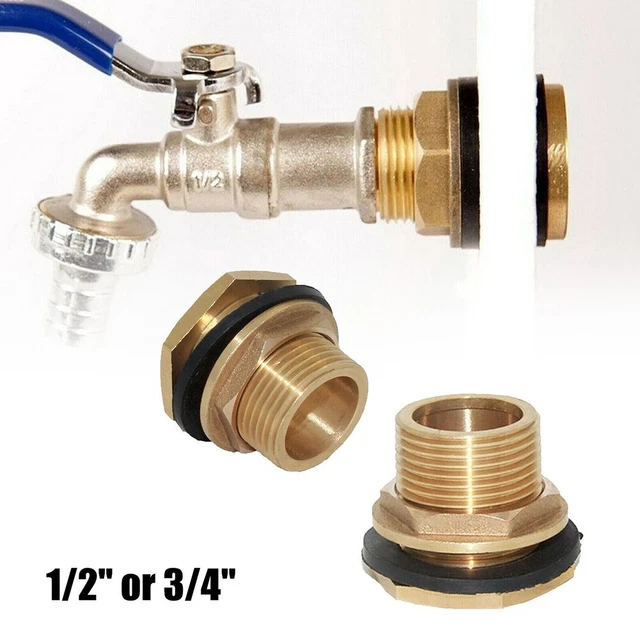 WATER TANK CONNECTOR Interface Tap Water Butt Water Tank Water Tanks 3/ ...
