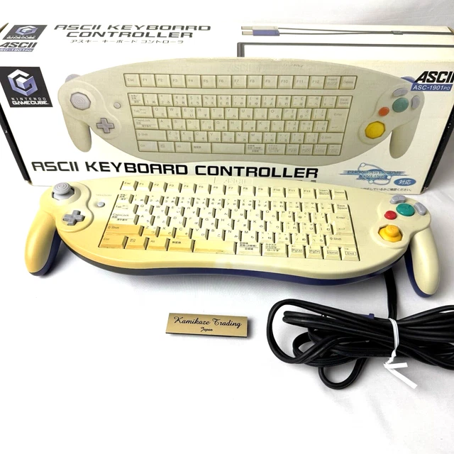 NINTENDO GAMECUBE ASCII Keyboard Controller ASC-1901PO $229.00 - PicClick