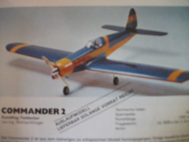 WIK-COMMANDER 2-ZWEITEILIGER BAUPLAN-STÜCKLISTE-BAUBESCHREIBUNG !!! EUR ...