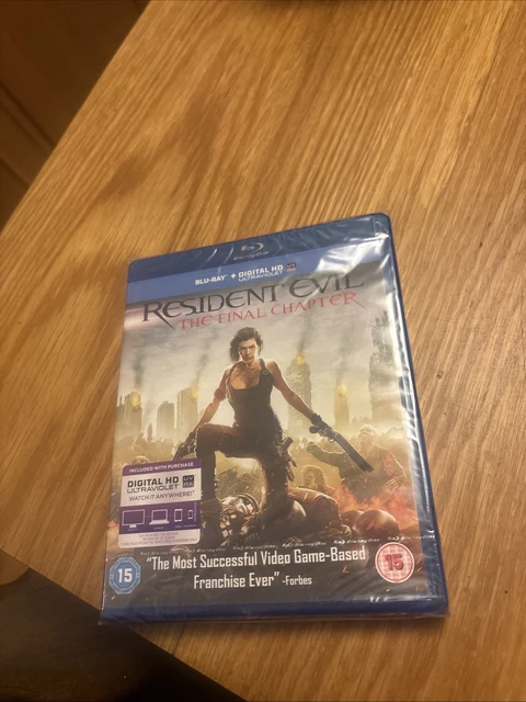 RESIDENT EVIL THE Final Chapter Blu-ray + Digital Download UV Sealed In ...