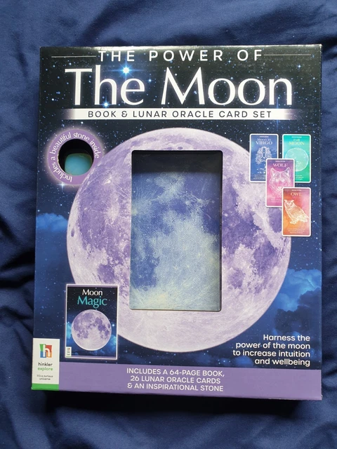 THE POWER OF the Moon Book and Lunar Oracle Card Set by Hinkler Books £ ...