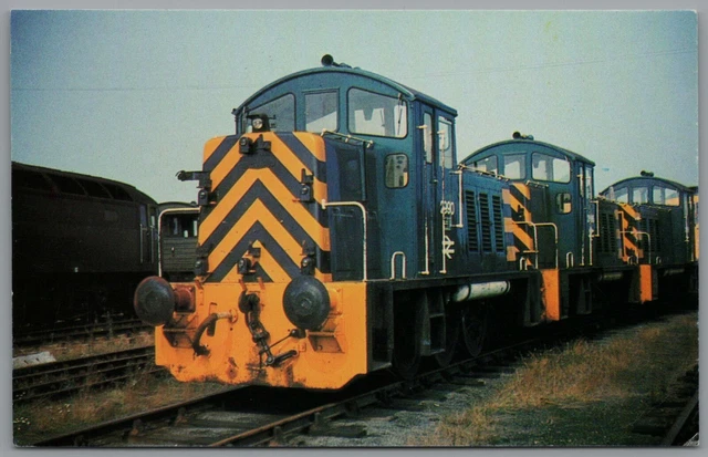 DIESEL TRAIN SHUNTER Class 07 No D2990 British Rail Eastleigh 1970 OPC ...