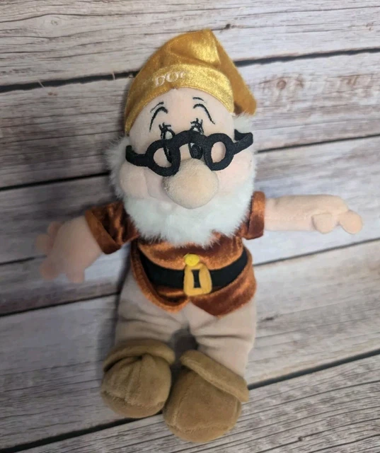 DISNEY SNOW WHITE DOC Seven Dwarfs dwarf soft plush cuddly teddy toy £4 ...