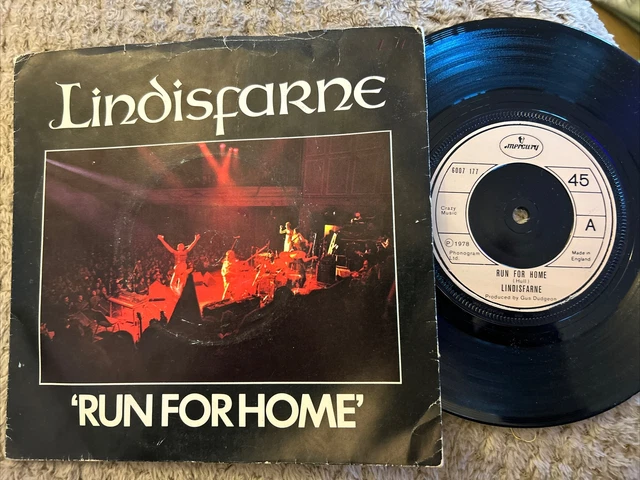 LINDISFARNE - RUN For Home 7” Single Vinyl Record 1978 Mercury 6007-177 ...