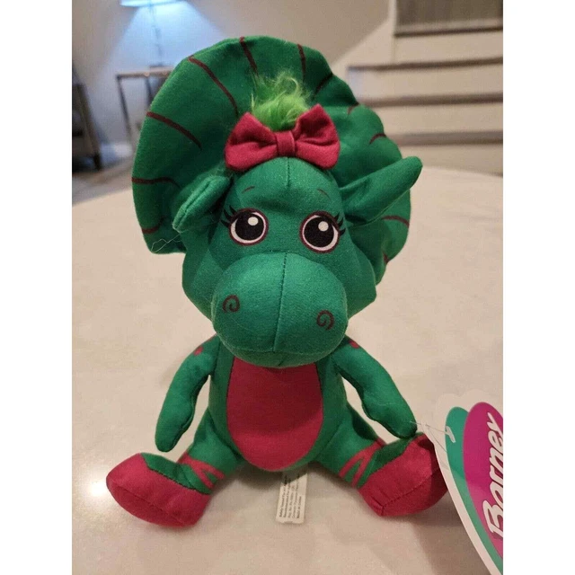 BARNEY & FRIENDS Plush Baby Bop Girl Dino Dinosaur Stuffed Animal Green ...