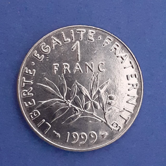 PIÈCE DE MONNAIE de 1 franc semeuse année 1999 en nickel qualité SUP EUR 1,99 - PicClick FR