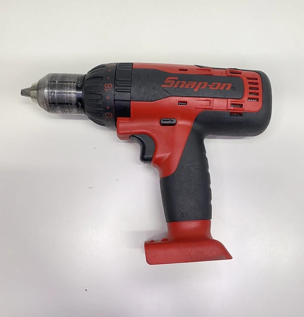 SNAP ON TOOLS 18v MonsterLithium Li-Ion Cordless Combi Drill Body Red ...