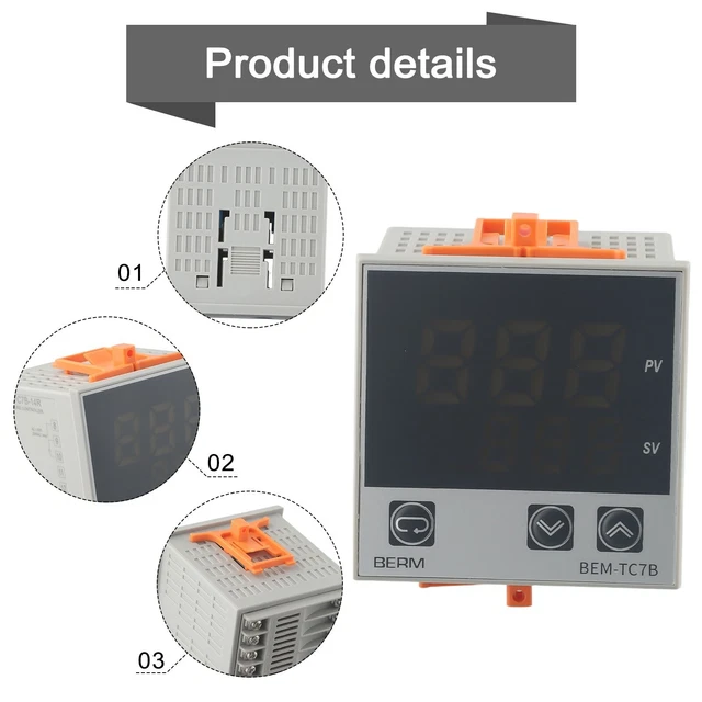 TEMPERATURE CONTROLLER RELAY Output Smart PID Controller Relay £23.36 ...